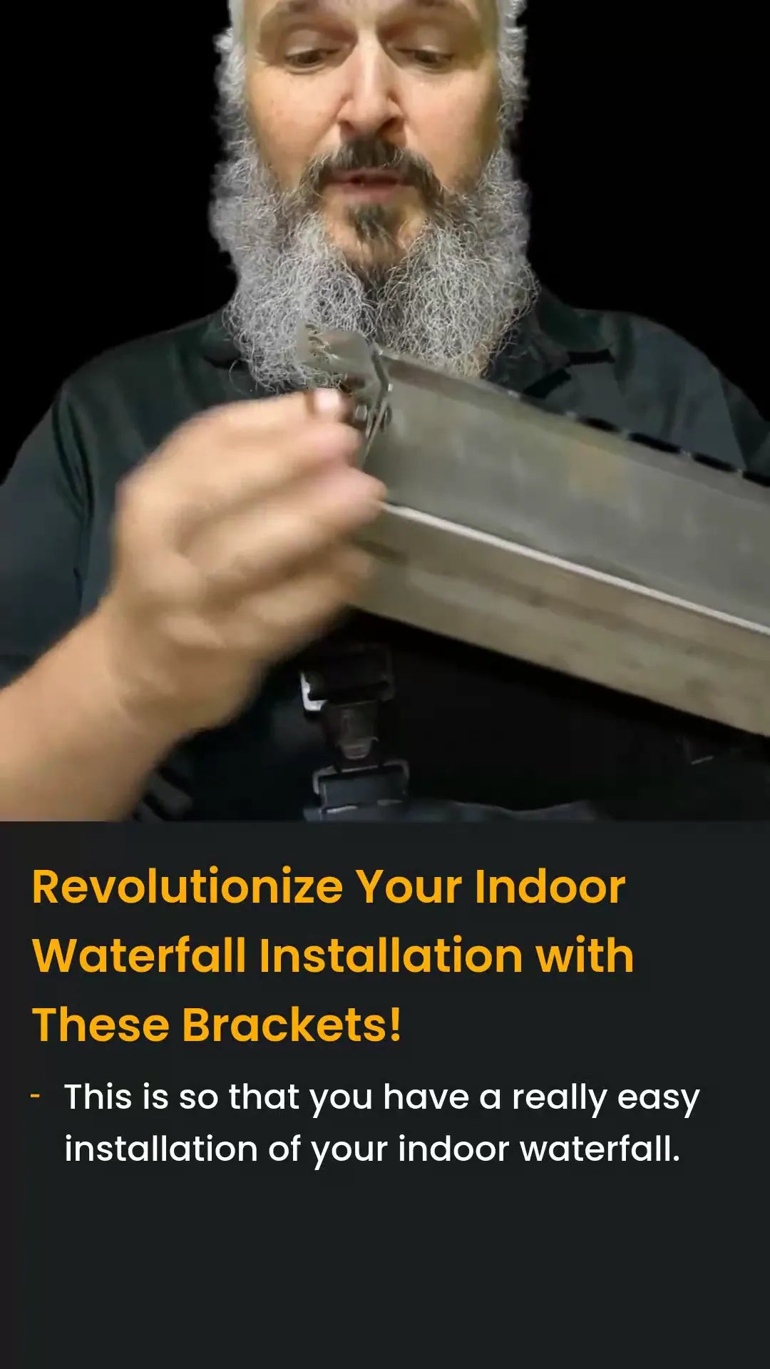 Simplify Your Indoor Waterfall Setup with Innovative Brackets