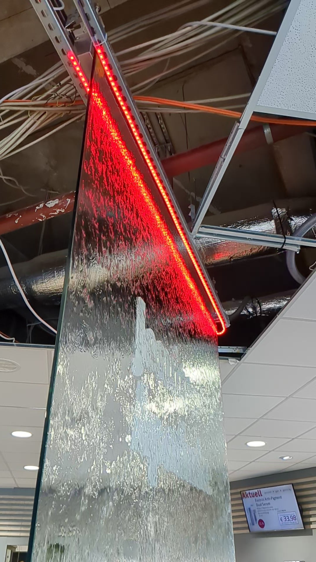 Indoor Waterfall Overflow Channel Set